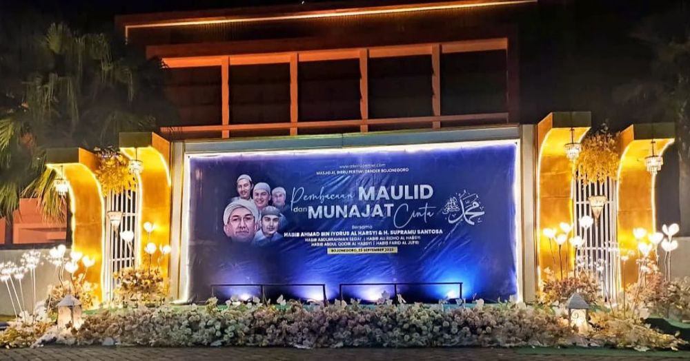 Dekorasi Maulid Nabi untuk Pengajian hingga Acara Selawatan