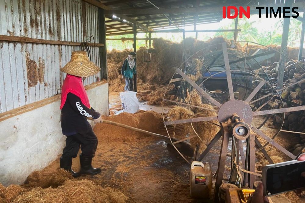 15 Potret Program Pusaka, Pemanfaatan Ulang Sabut Kelapa PPU | IDN Times