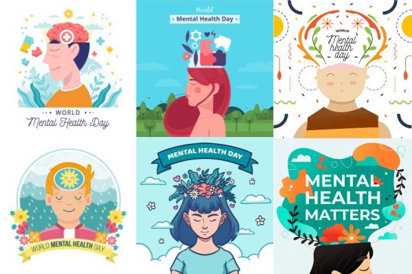 14 Poster Hari Kesehatan Mental Sedunia