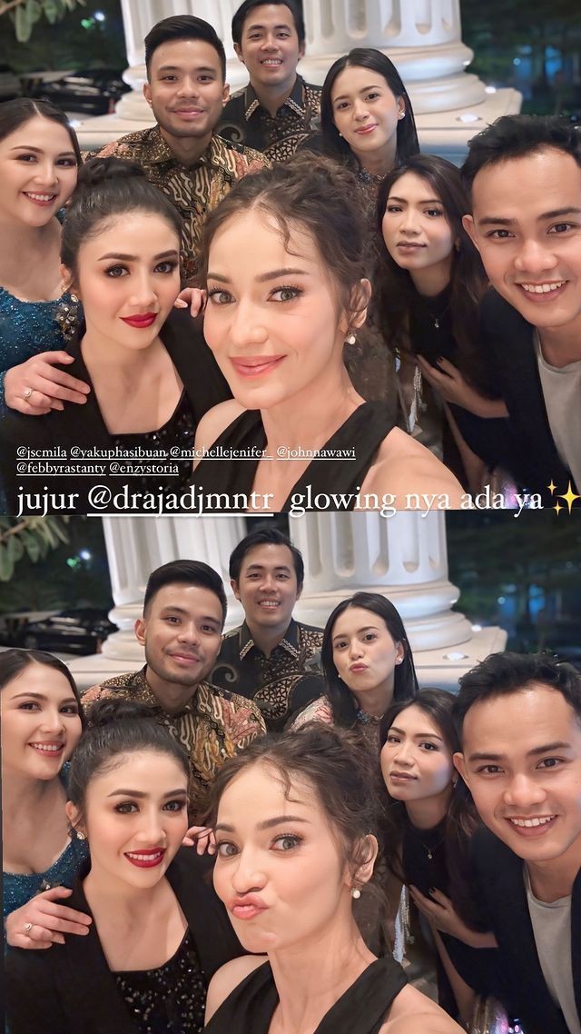 Potret After Party Febby Rastanty dan Drajad Djumantara