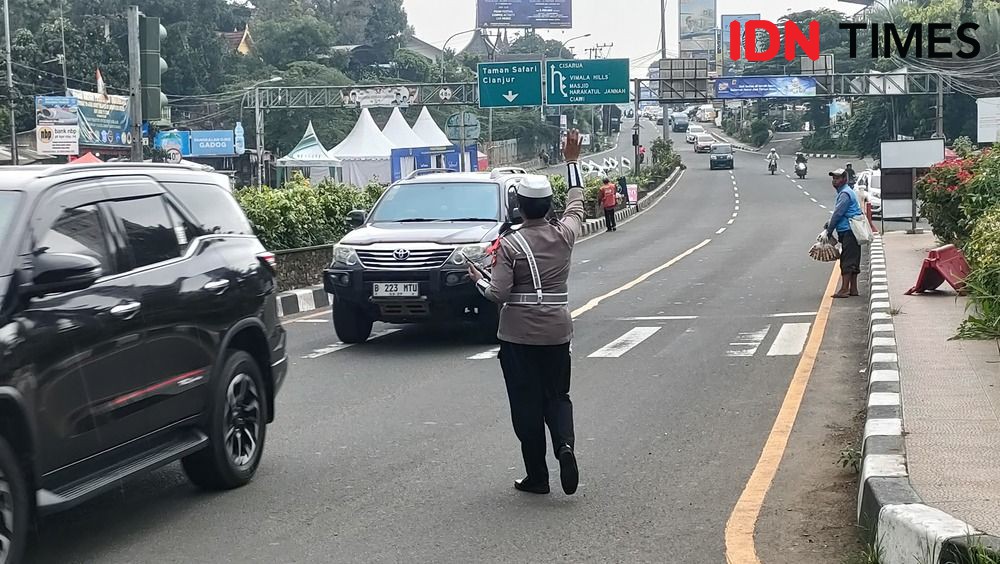 Malam Natal, Lalin Puncak Bogor Ramai Lancar