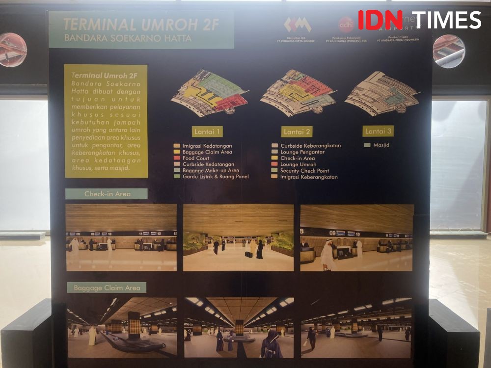 Penerbangan Umrah Soetta Dipindah ke Terminal 2F Bulan Ini Penerbangan Umrah Soetta Dipindah ke Terminal 2F Bulan Ini