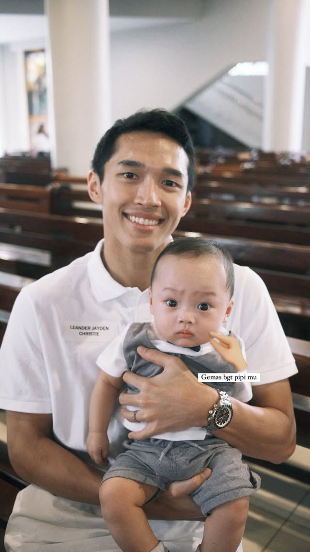 Pembaptisan Baby Jayden, Anak Jonatan Christie dan Shanju