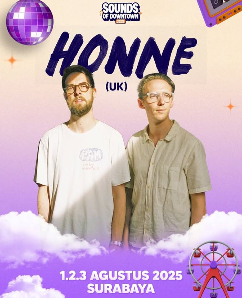 HONNE Konser Lagi di Jakarta dan Lineup Festival di Surabaya
