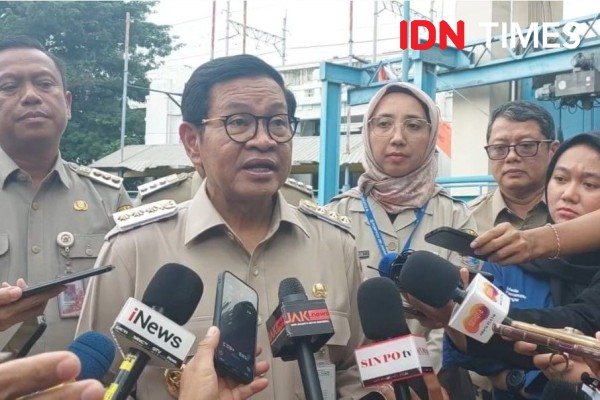 Banjir Jakarta, Pramono: Pintu Manggarai Siaga II