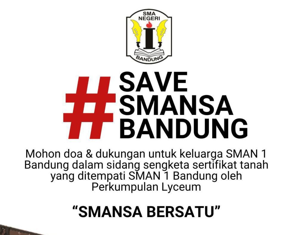 Keluarga Besar SMAN 1 Bandung Terus Kawal Kasus Sengketa Keluarga Besar SMAN 1 Bandung Terus Kawal Kasus Sengketa