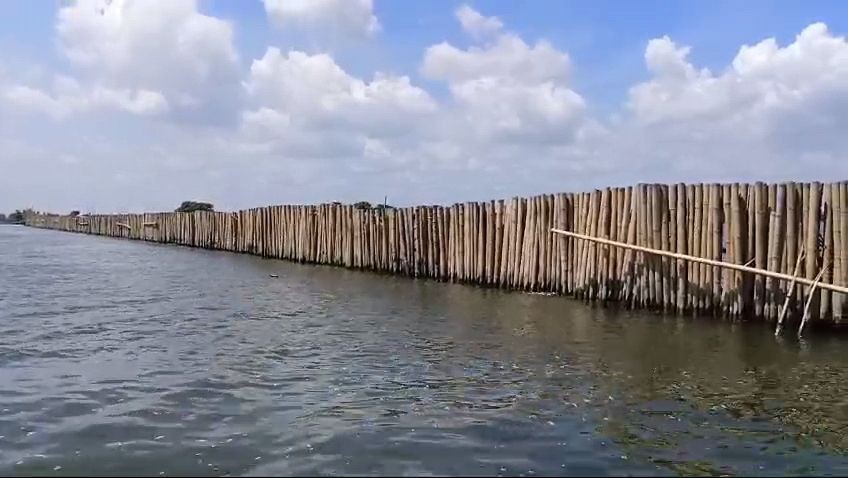 Pagar Laut Tangerang Kini Semakin Berdiri Kokoh