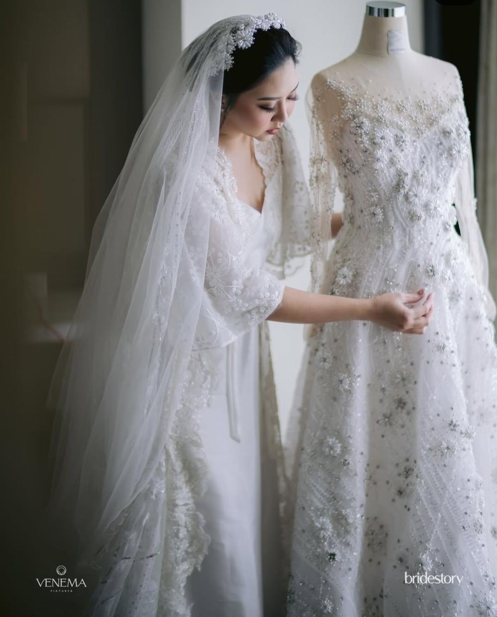Wedding Dress dan Makeup Natasha Putri, Istri Cellos